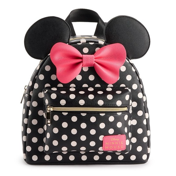 Disney | Bags | Nwt Disneys Minnie Mouse Polka Dot Print Mini Backpack ...